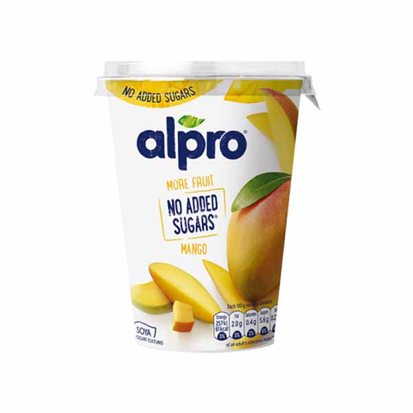 Alpro More fruit, no added sugars mango - UK Frozen Food
