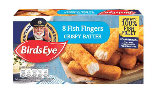 Birds Eye 8 Fish Fingers Crispy Batter - UK Frozen Food