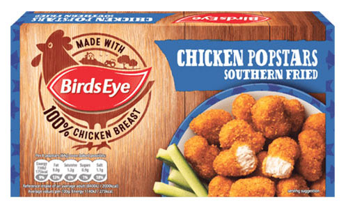 Birds Eye Southern Fried Chicken Popstars - UK Frozen Food