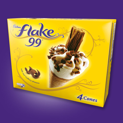 Cadbury Flake 99 Cone - UK Frozen Food