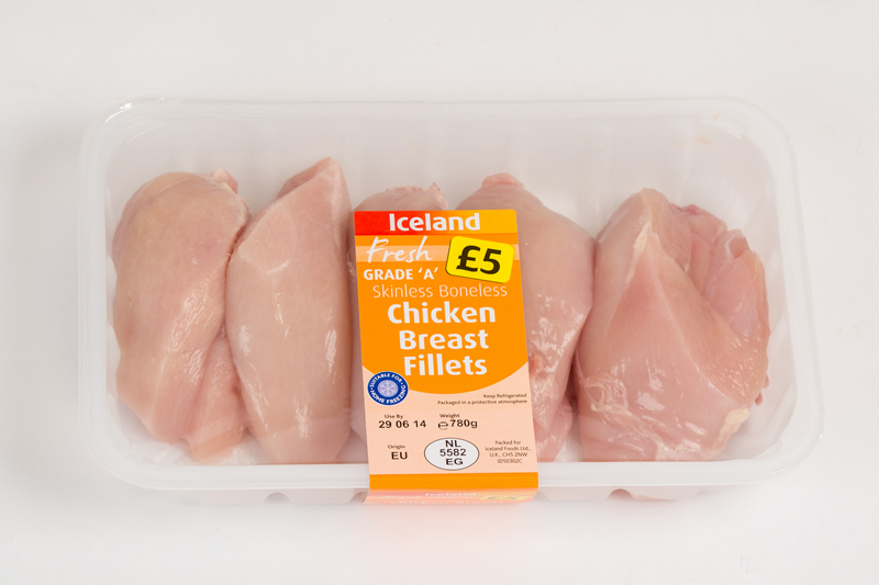 Fresh Chicken Breast Natural Fillets 500 Gram Tray - UK Frozen Food