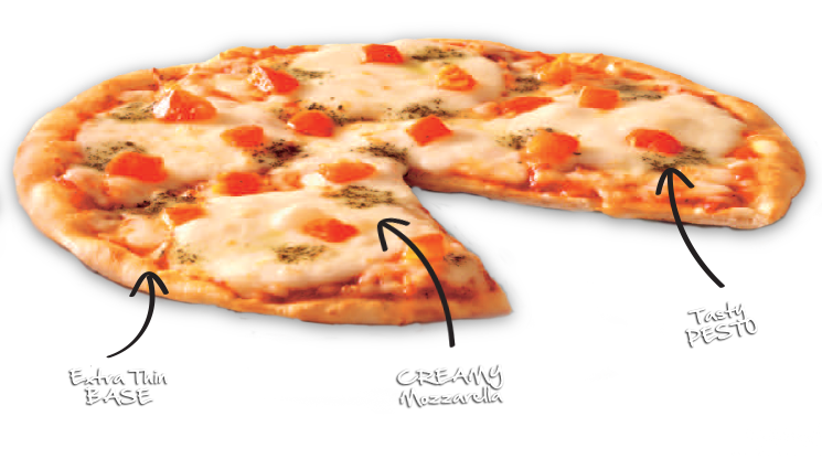 Goodfellas Mozzarella & Pesto Pizza - UK Frozen Food