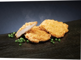 Halal Battered Chicken Breast Fillets 120g - UK Frozen Food