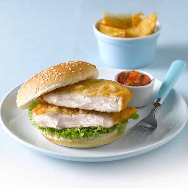 Halal Crispy Battered Chicken Breast Fillets 120g - UK Frozen Food