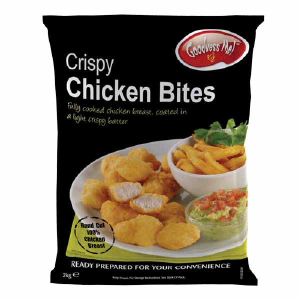 Halal Crispy Chicken Bites - UK Frozen Food
