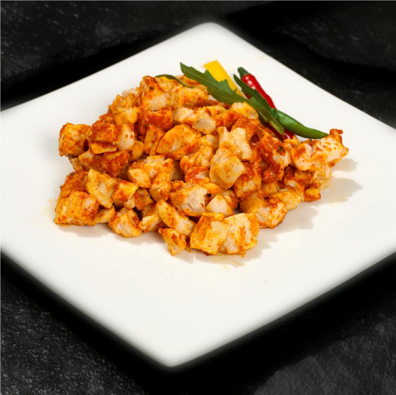 Halal Peri Peri Chicken Diced - UK Frozen Food