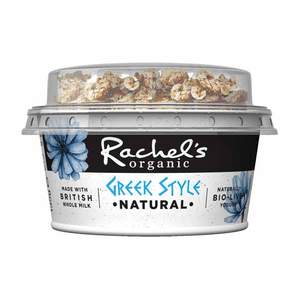 Rachel's Organic Greek Style Natural Breakfast Bio-Live Yogurt 135g ...