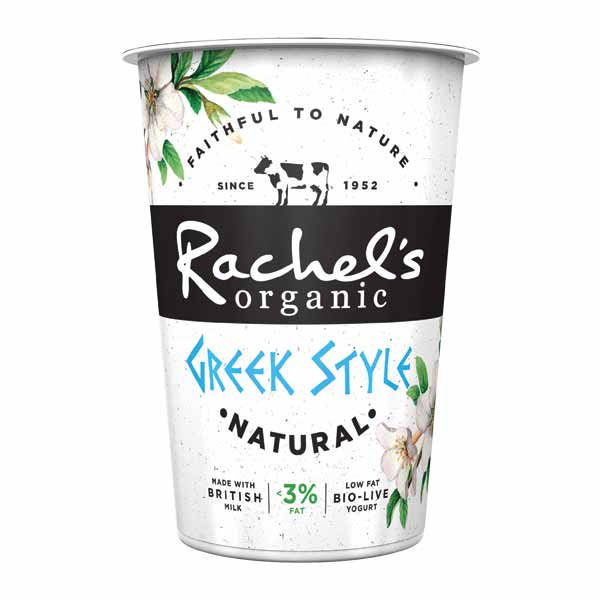 Rachel's Organic Greek Style Natural Low Fat Bio-Live Yogurt 450g - UK ...