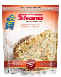 Shana Garlic Naan - UK Frozen Food