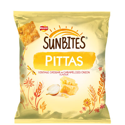 SUNBITES PITTAS VINTAGE CHEDDAR AND CARAMELISED ONION FLAVOUR - UK ...