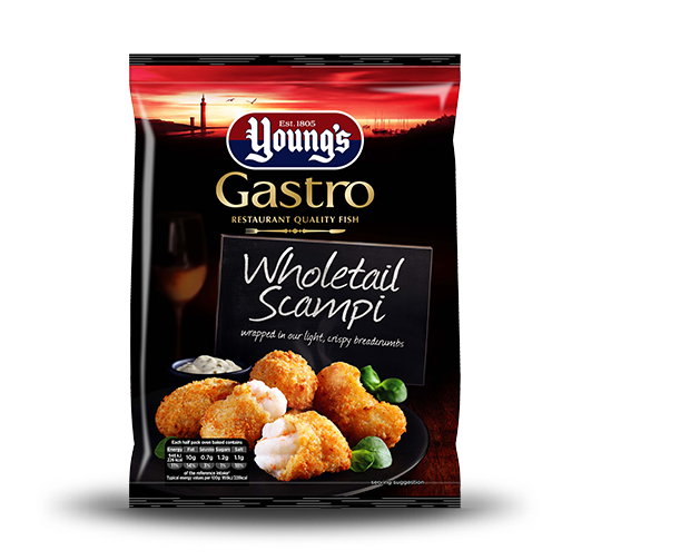 Young's Wholetail Scampi - UK Frozen Food