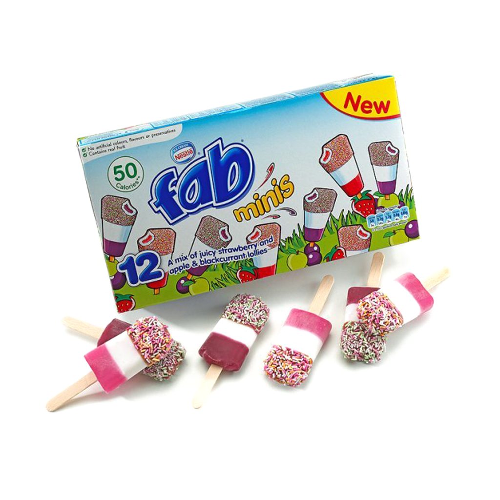 Nestle Fab Minis - UK Frozen Food
