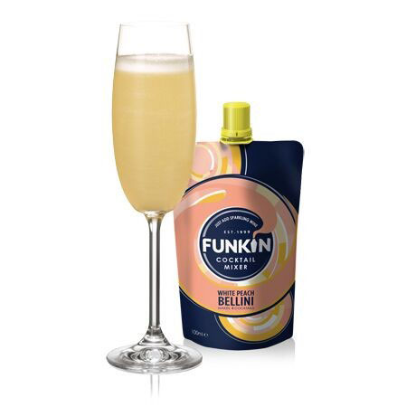 Funkin White Peach Bellini Mixer - UK Frozen Food