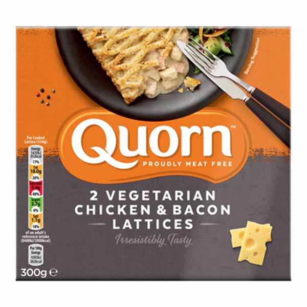 Quorn Vegetarian Chicken & Bacon Lattice - UK Frozen Food