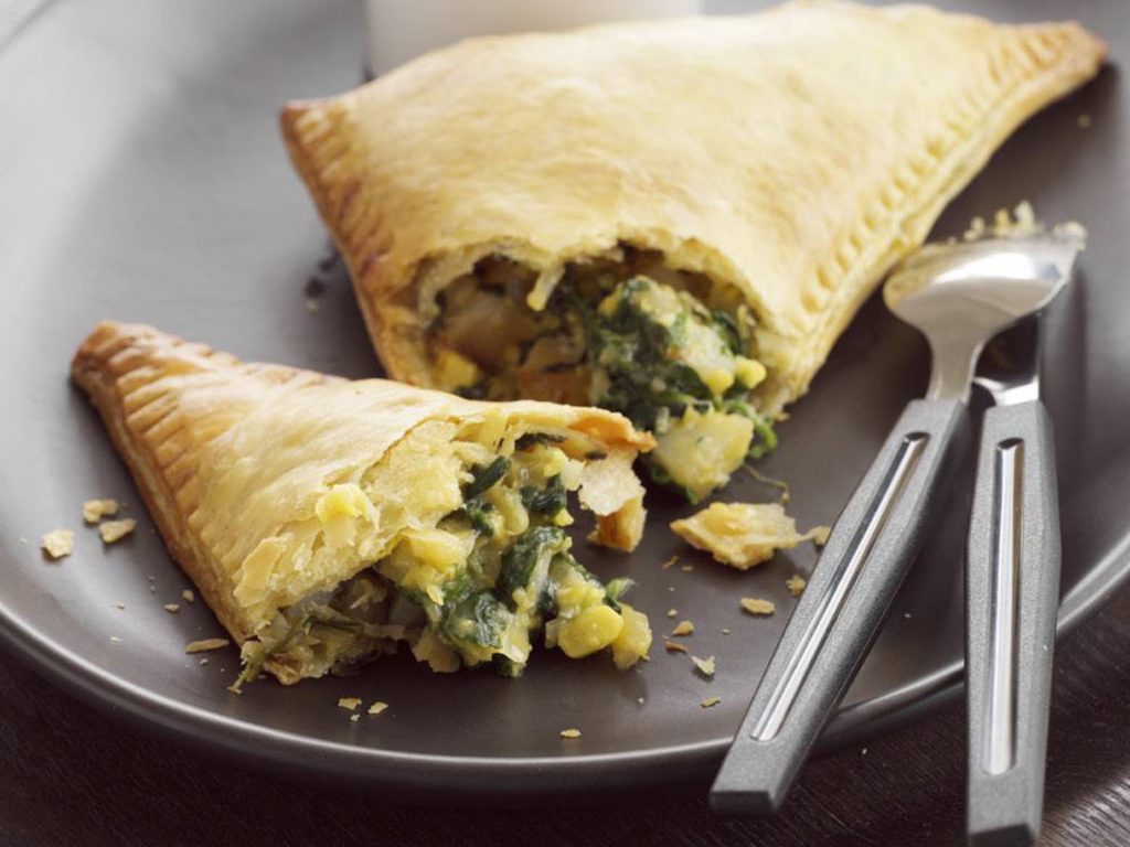 Potato & Spinach Pasty - UK Frozen Food